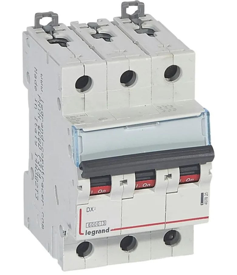 Disjuntor Mini Tripolar 25A 400VCA C 10KA Dx3 Dx3 407861 Cemar ...