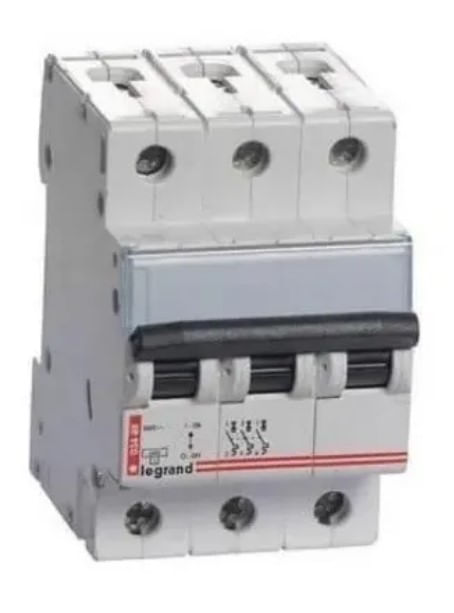 Disjuntor Mini Tripolar 80A 400VCA C 16KA Dx3 Dx3 408662 Cemar ...