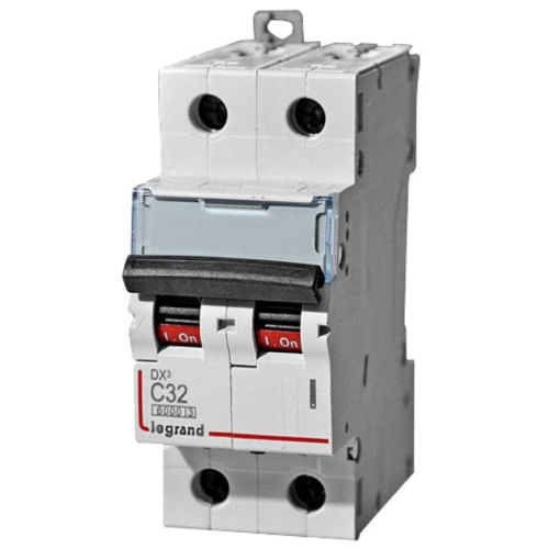 Disjuntor Mini Bipolar 6A 400VCA B 10KA Dx3 Dx3 407506 Cemar - Dimensional