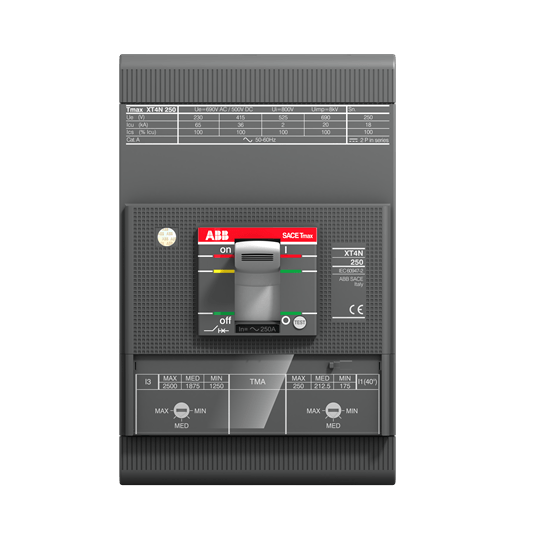 Disjuntor Caixa Moldada Tripolar Termomagnético Ajustável 380/415VCA 200A 120KA ...