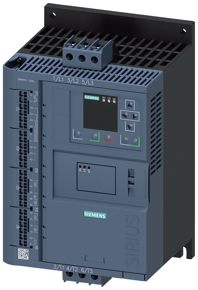 Chave Partida Suave Trifásico 200 480V 38A 110 220V 3RW55173HA14 ...