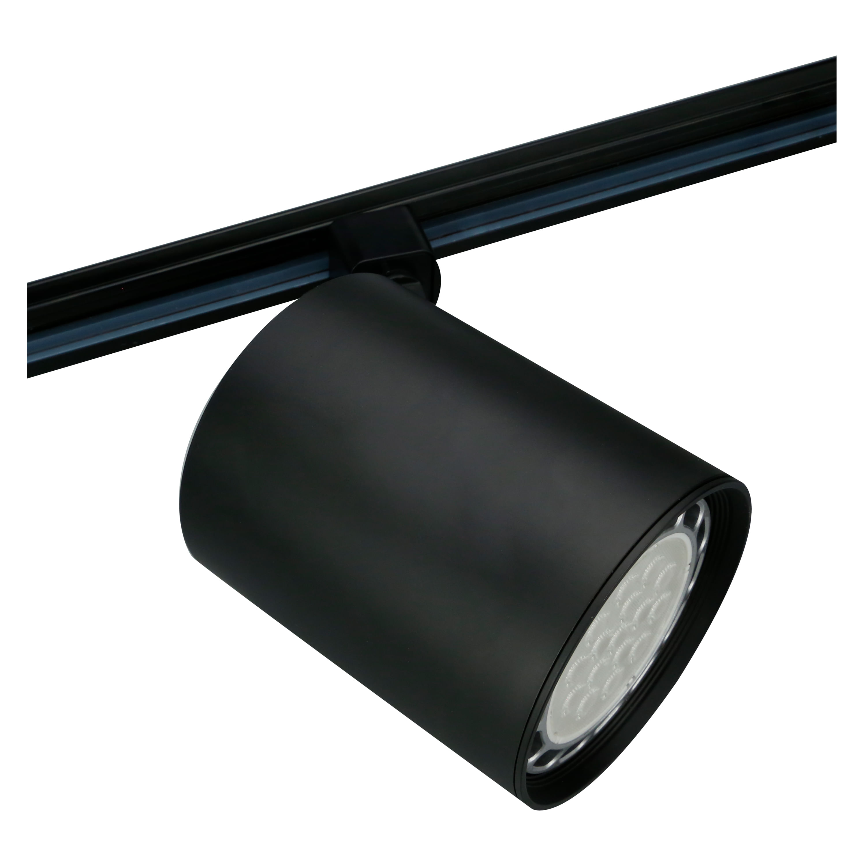 Luminária Led Spot Redondo Trilho Preto Bivolt 14W Ar111 7014954 ...