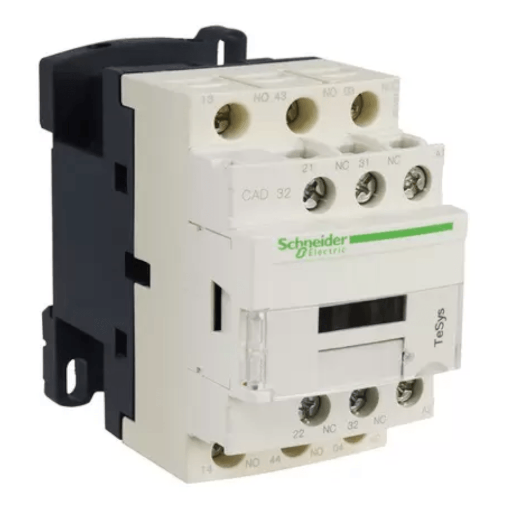 Contator Auxiliar 230 VCA CAD32P7 Schneider - Dimensional