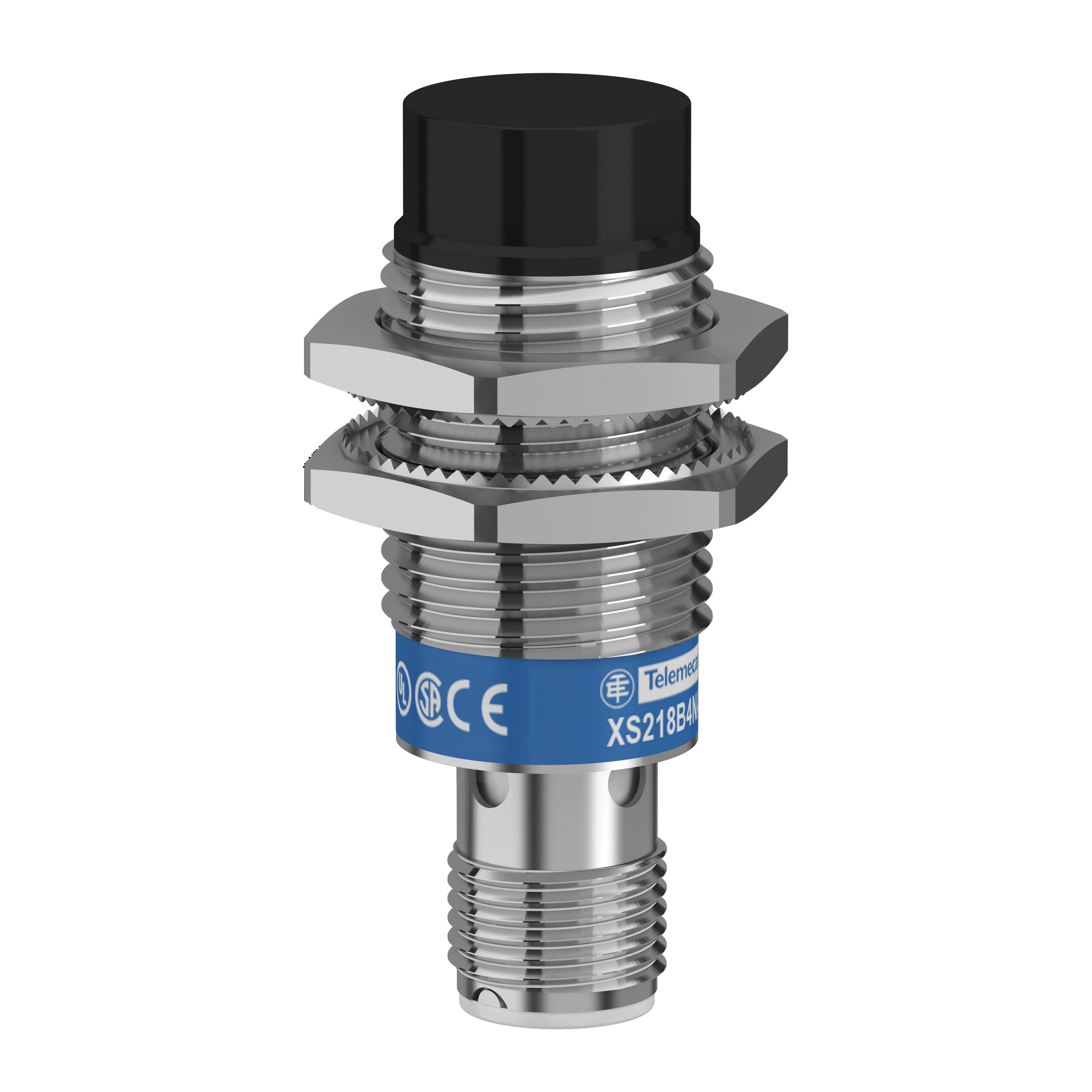 Sensor Ind Cil 12-24Vcc Ds=15Mm M51 XS218B4PBM12 - Schneider - Dimensional