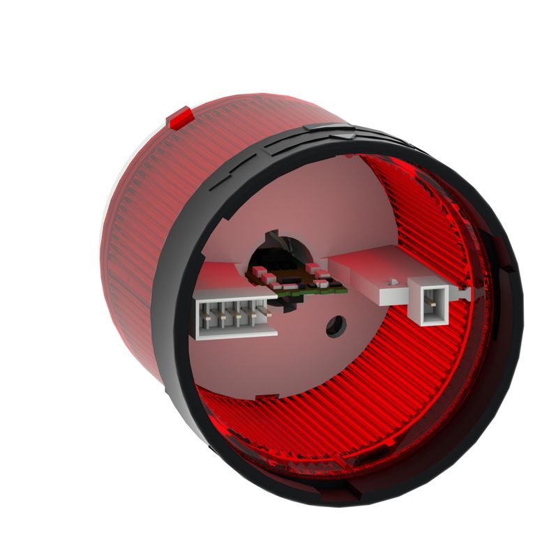Sinalizador Luminoso Individual Continuo Led Vermelho 24V XVBC2B4 ...