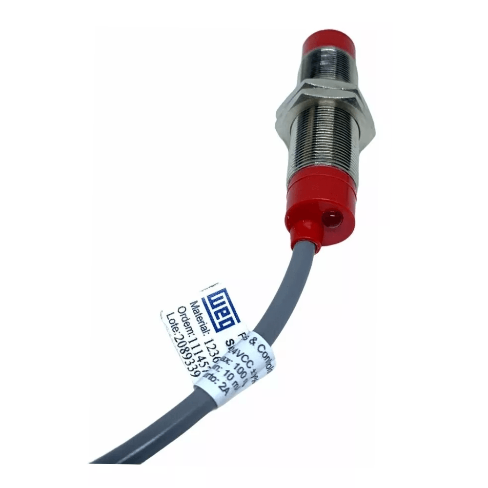 Sensor Indutivo Cilíndro Metálico Ds=8Mm SL818G1LDF2WSC WEG - Dimensional