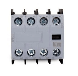 Bloco Contato Auxiliar Frontal 3Na+1Nf Contator Cwb AZBFB31 WEG ...