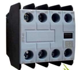Bloco Contato Auxiliar Frontal 4Na BFB40 WEG - Dimensional
