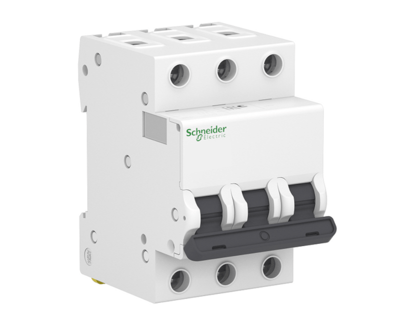 Disjuntor Mini Tripolar 4A 440VCA Z 70KA Acti9 A9F92304 Schneider ...