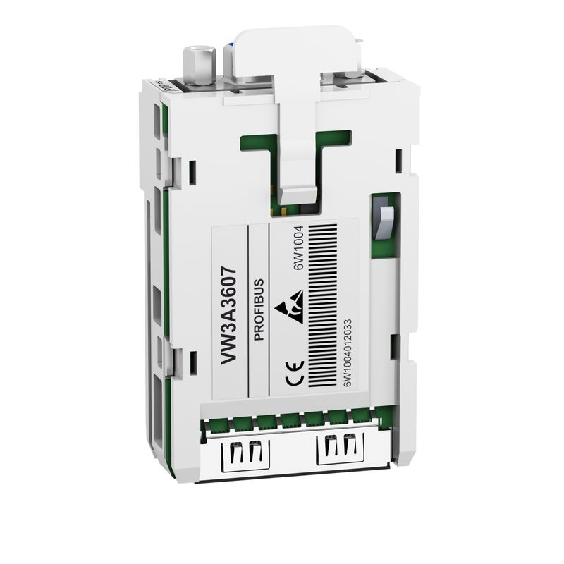 Módulo De Comunicação Modbus Tcp Ethernet Ip Com 2xrj45 Vw3a3616 Schneider Dimensional