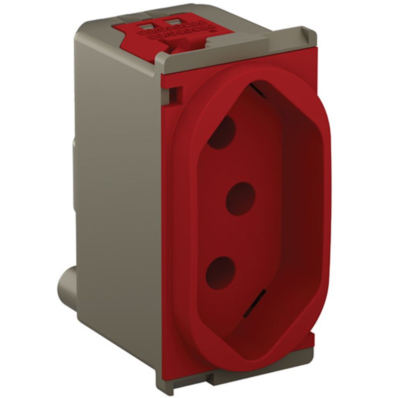 Módulo Tomada Pb 1 Módulo Vm 2P+T 10A Ba Nereya 663063 Pial Legrand ...