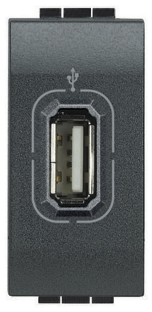 Módulo Tomada Audio/Video USB 1 Módulo Gr L4285 Pial Legrand - Dimensional