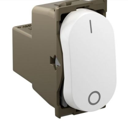 Módulo Interruptor 1 Bipolar Embutir 2P 250V 25A Branco Nereya 663006 ...