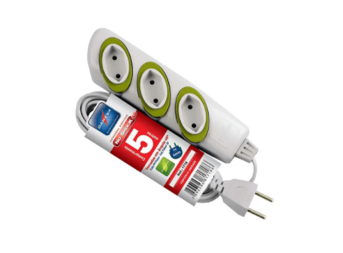 Extensão Elétrica Regua 250V 10A Fem 3 Tom 2P Gelo 5M DN1718 Daneva ...