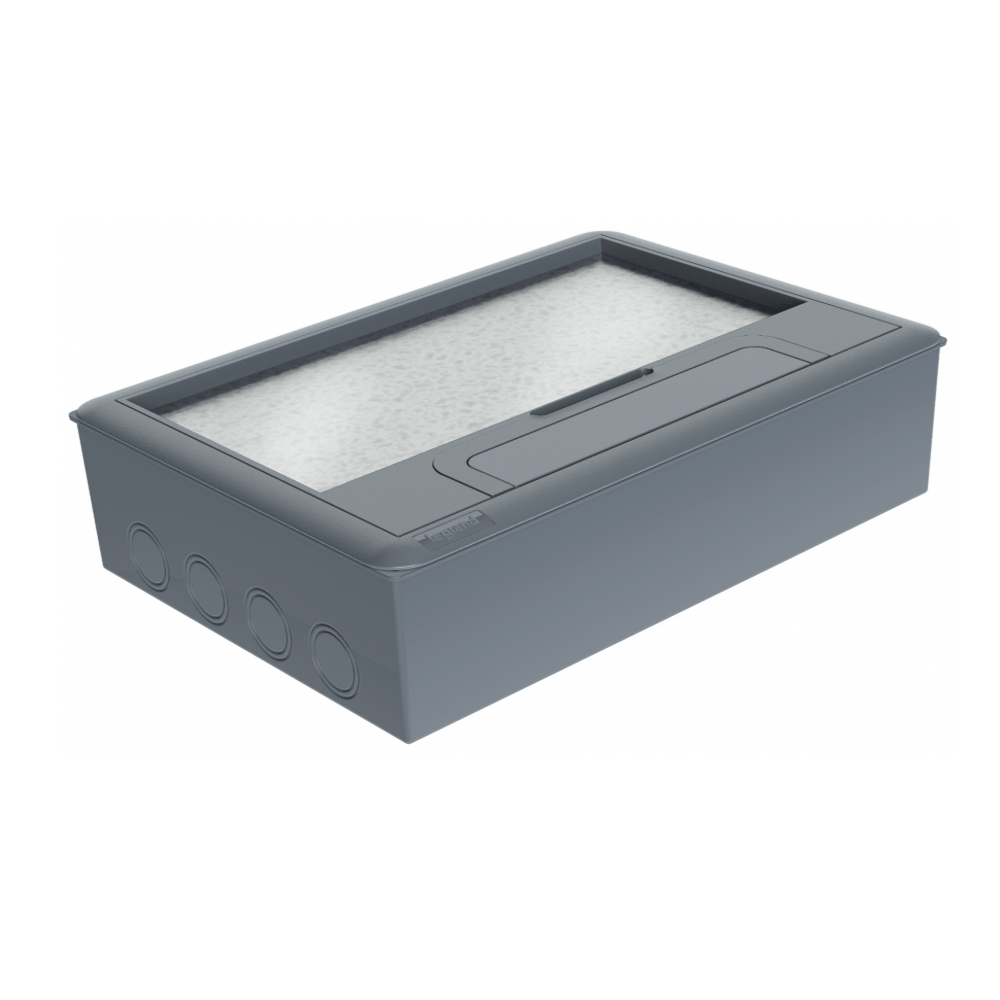 Suporte Caixa Piso Elevado Abs 4 Modulos 89484 Cemar Legrand - Dimensional