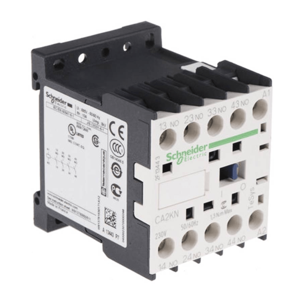Contator Auxiliar Tesys K 2NA+2NF 110VCA CA2KN22F7Schneider - Dimensional