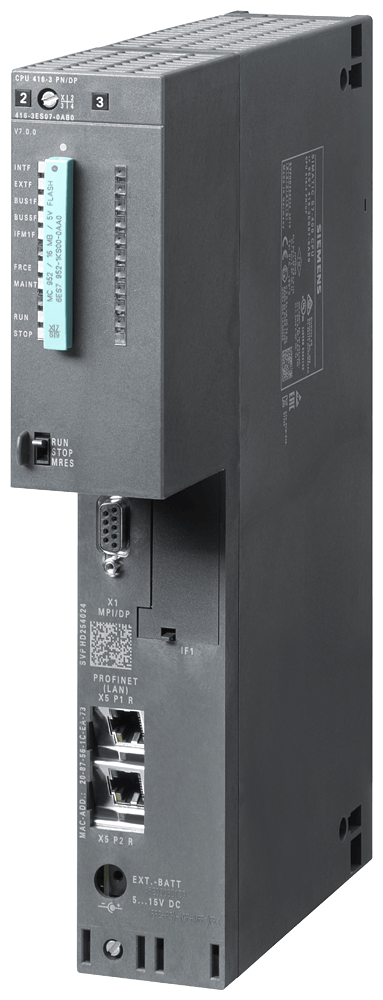 Controle CPU 416/3 6ES74163ES070AB0 Siemens - Dimensional