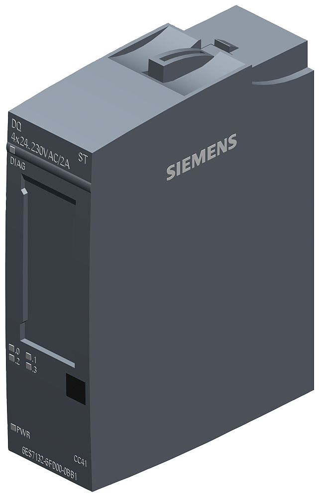 Módulo Saída Digital 4S 230Vca 6ES71326FD000BB1 | Dimensional - Dimensional