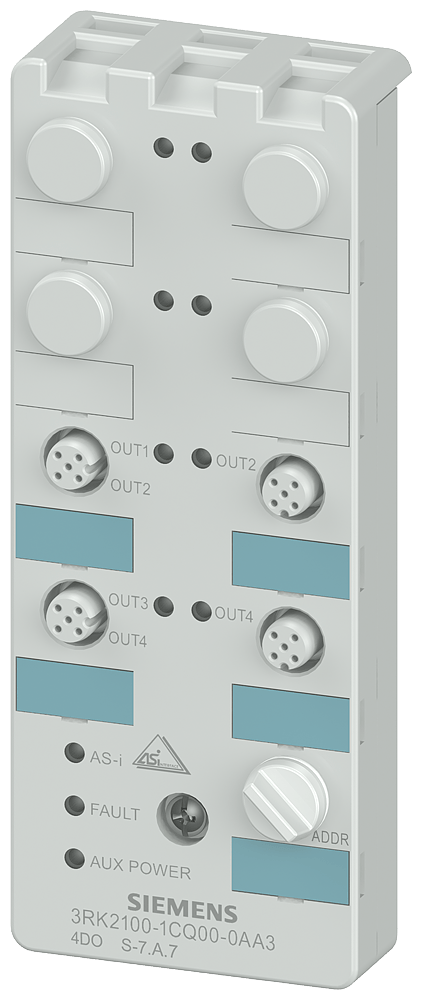 Módulo 4S Digitais 24Vcc 2A As-I K60 3RK21001CQ000AA3 Siemens - Dimensional