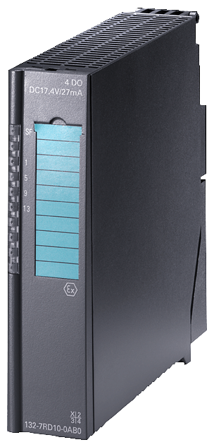 Módulo Saida Digital 4S Digitais 17,4V 27Ma 6ES71327RD110AB0 Siemens ...