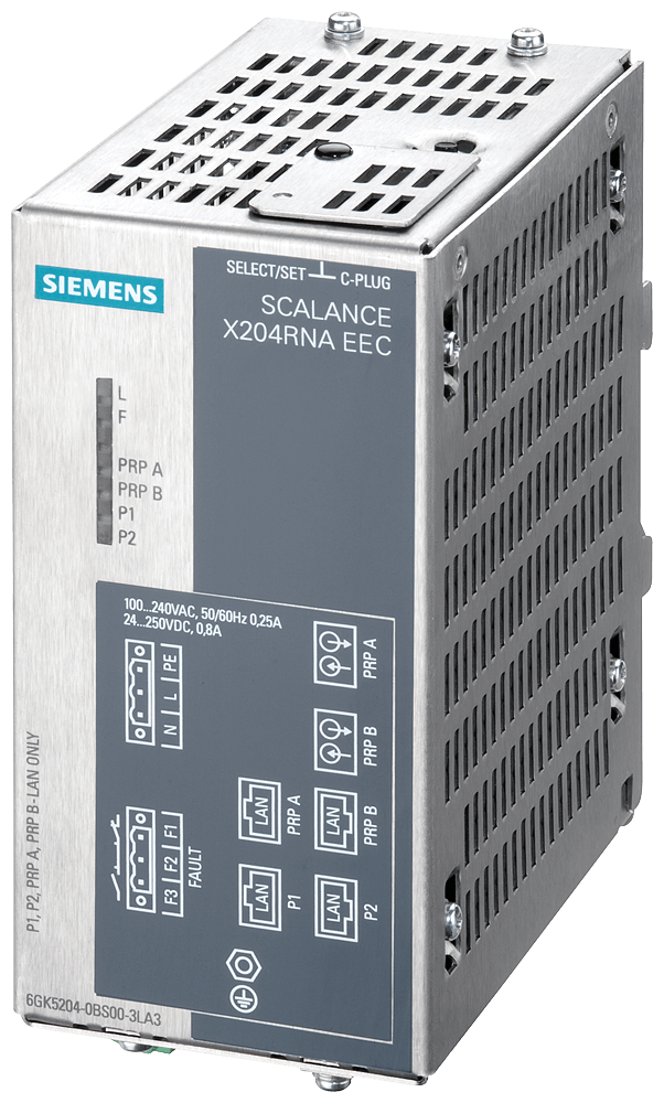 Switch 10/100 Mbit/S Bipolar Rj45 6GK52040BS003LA3 Siemens - Dimensional