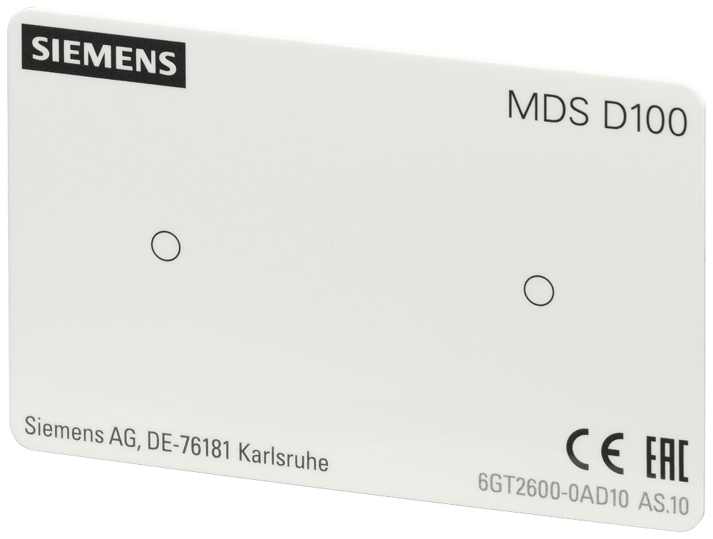 Transponder Mds D100 6GT26000AD10 Siemens - Dimensional