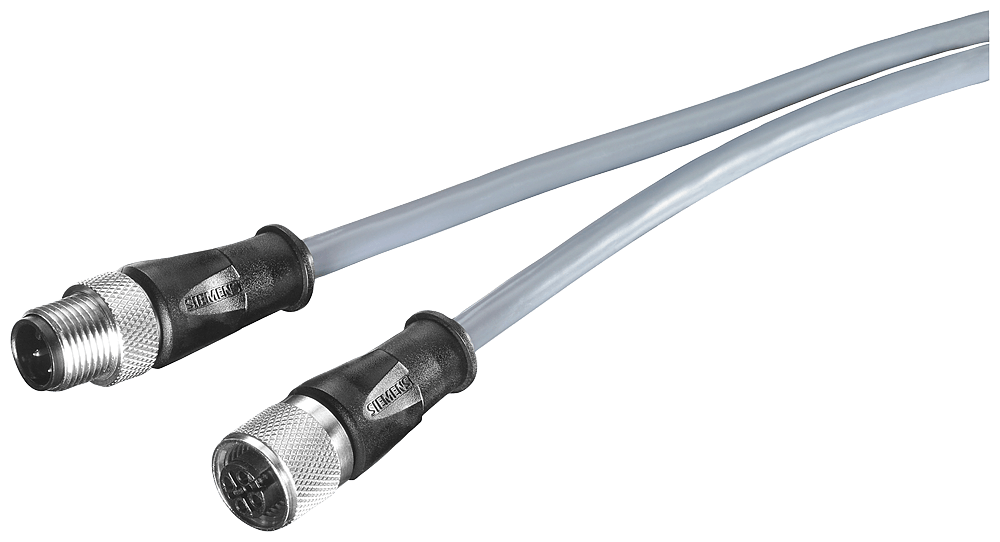 Cabo Com Conector M12 300V 3M 6XV18015DH30 Siemens - Dimensional