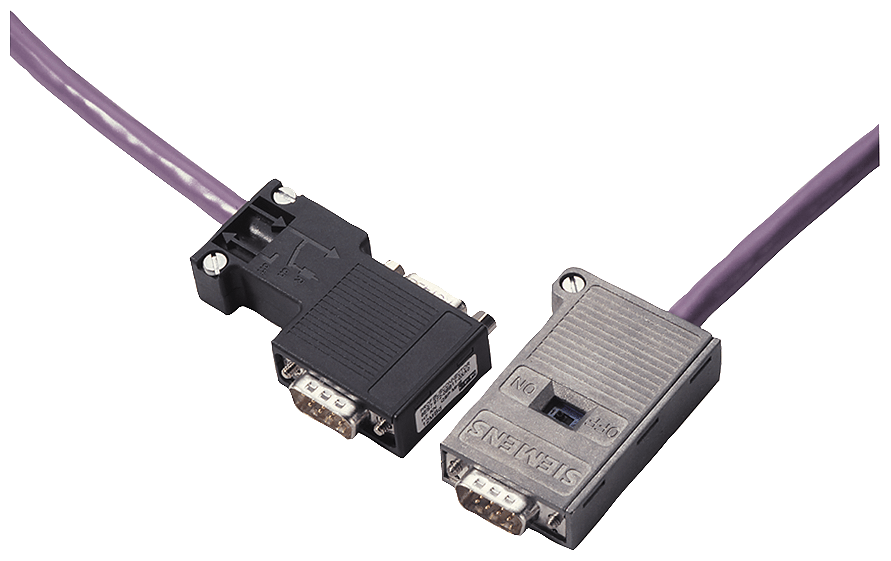 Cabo Comunicação Profibus D-Sub D-Sub 10M 6XV18302AN10 Siemens ...