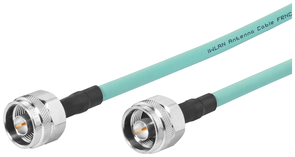 Cabo Coax Cob Azul 2X 1,4mm Rcoax N-Connect M/M 1M 6XV18755AH10 Siemens ...