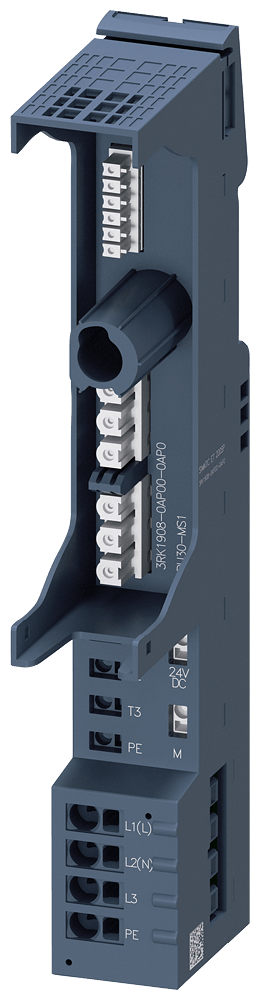 Módulo Base Et200Sp 24V 3RK19080AP000AP0 Siemens - Dimensional