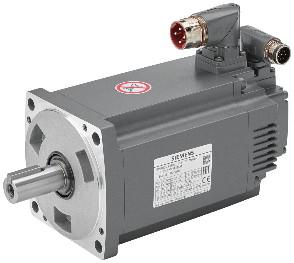 Servomotor 3000Rpm 4,78Nm 1,5Kw IP65 1FL60522AF212MH1 Siemens - Dimensional