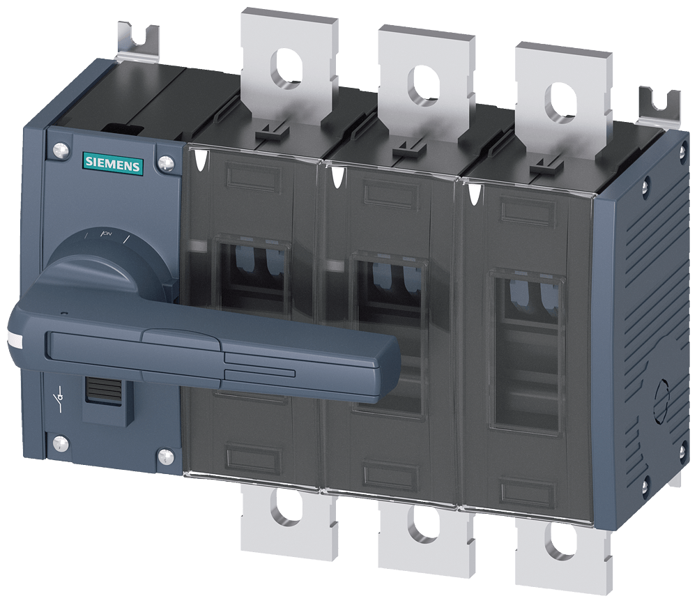 Interruptor Seccionadora Tripolar 500A 440V 30Ka 8Na+8Nf 3KD44320QE100 ...