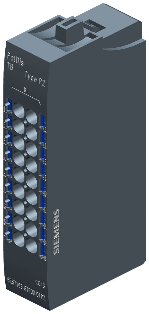 Módulo Distribuicao Et200Sp 6ES71936TP000TP2 Siemens - Dimensional