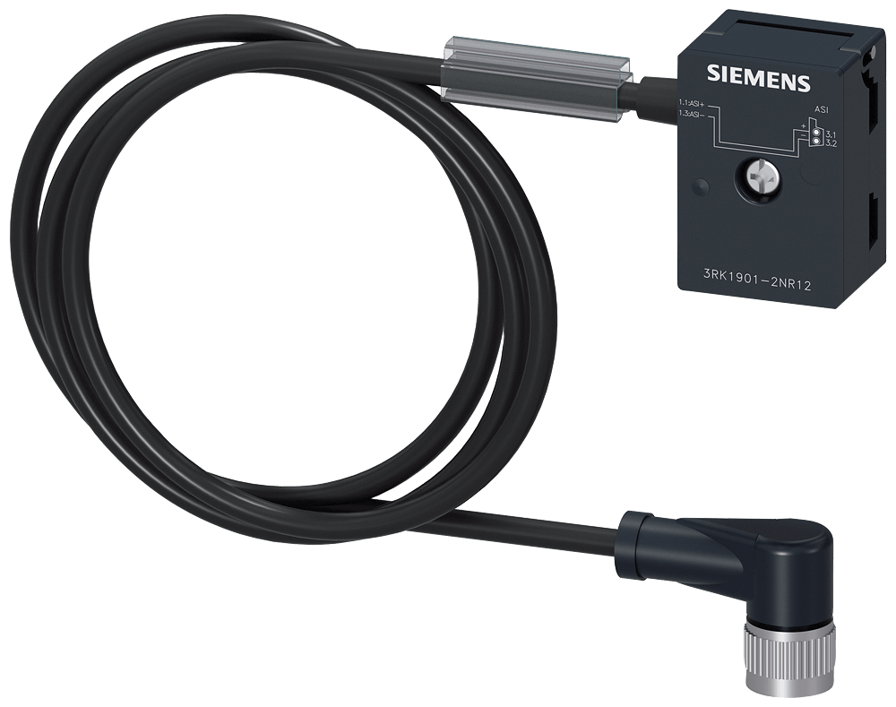 Derivador Rede As-I Para M12 2M Para Motor Starter 3RK19012NR12 Siemens ...