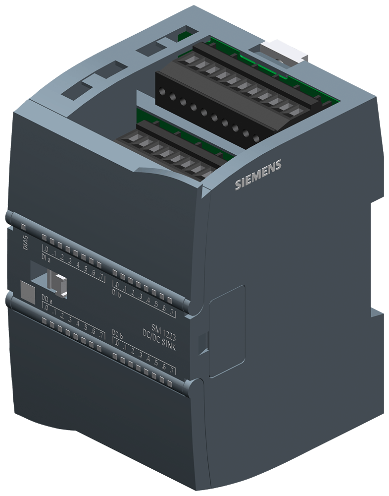 Módulo CLP Para S7-1200 16E 16S Digitais 24Vcc 6ES72231BL321XB0 Siemens ...