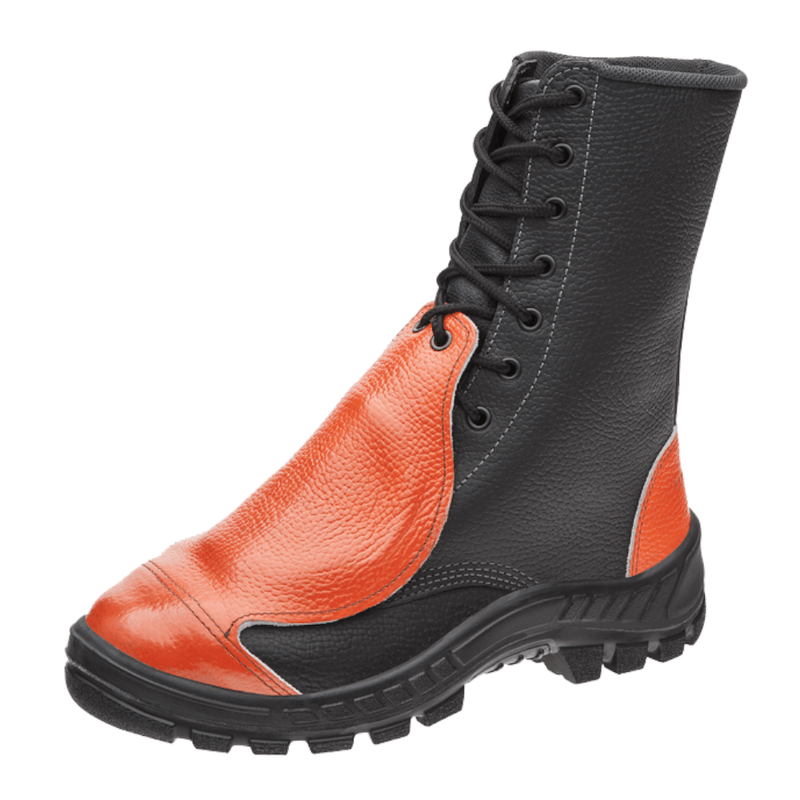 Coturno Preta Bico De Aço Laranja 60C32MTAMEX Cadarço Tamanho 40 CA ...