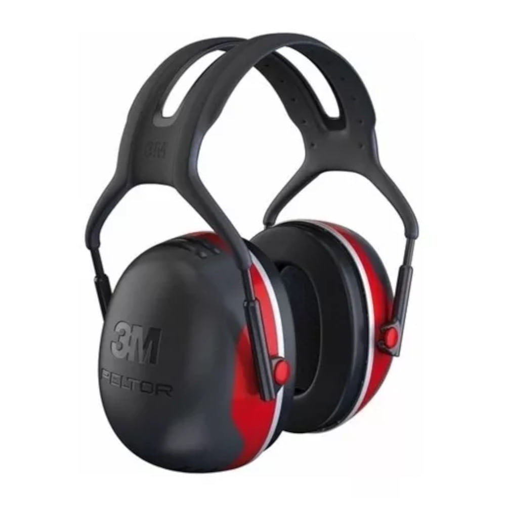 Protetor Concha Peltor Preto e Vermelho X3A XA007709265 | Dimensional ...
