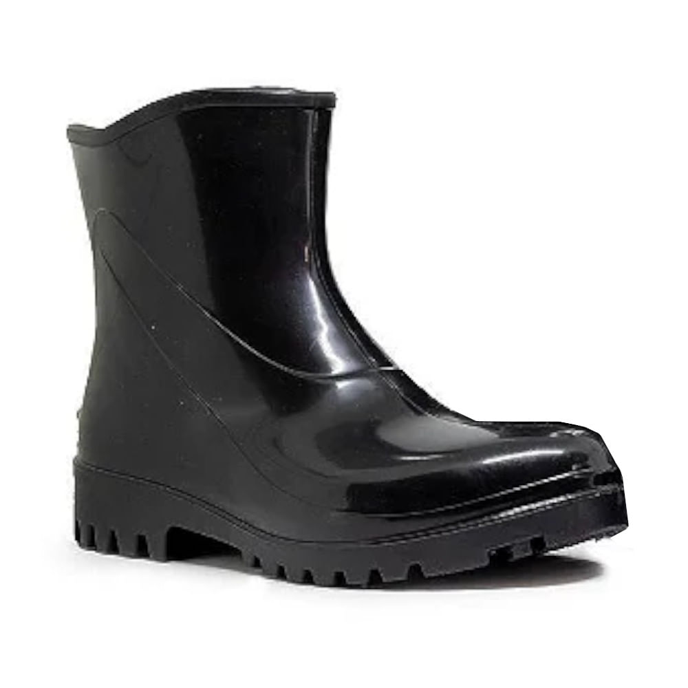 Bota PVC Extra Curto Preta Sem Forro 82BPE600SF Tamanho 36 CA 34798 ...