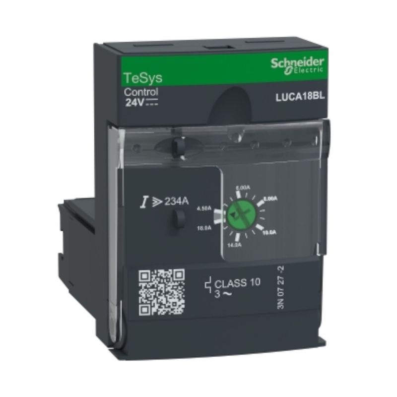 Unidade de controle standard trifásico classe 10 4.5 a 18A 24VCC TeSys ...