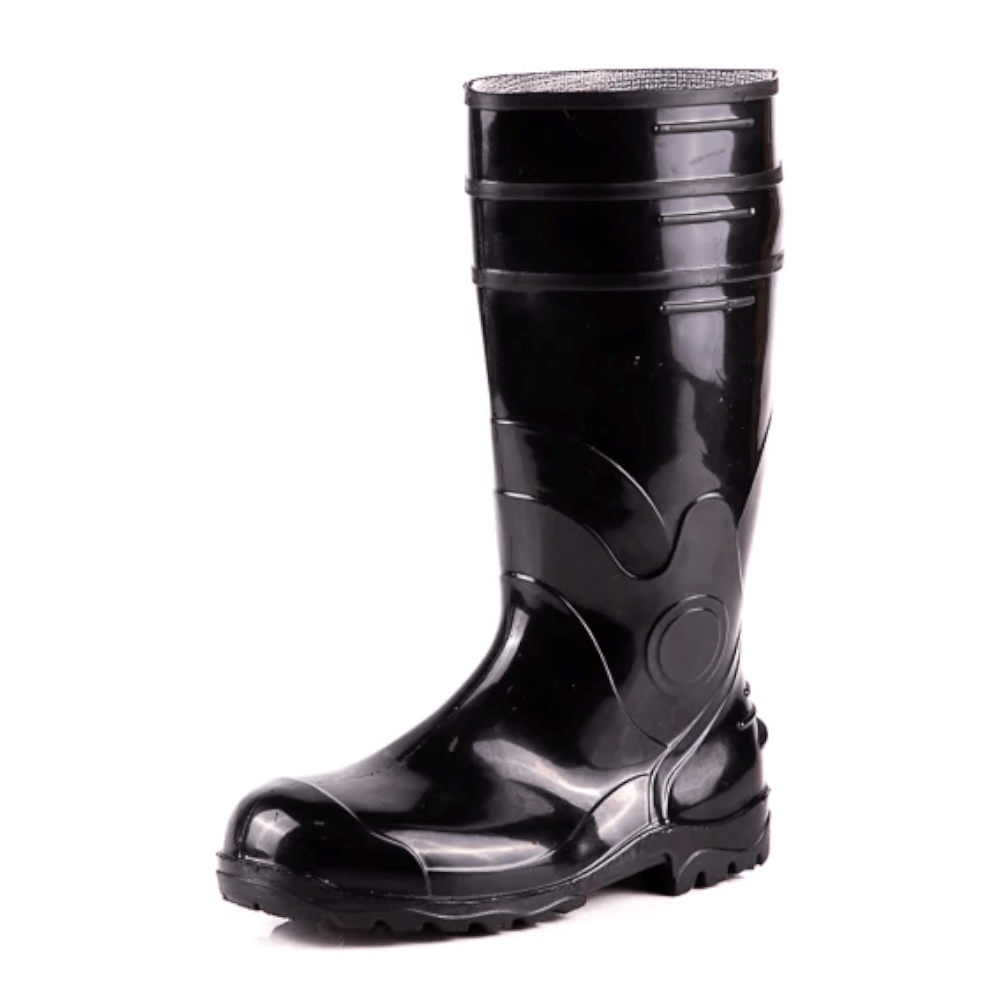 Bota Profissional PVC Cano Longo Preta Com Forro 85BPL400PA Tamanho 40 ...