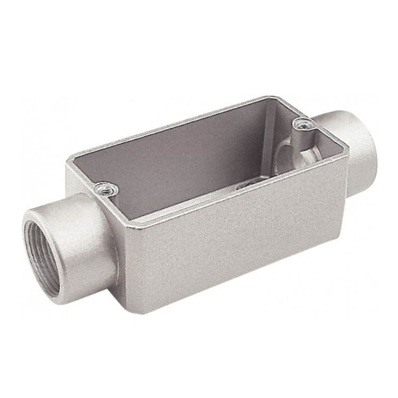 Condulete Alumínio LR 1" BSP Cinza Sem Tampa Com Vedação E002060041 ...