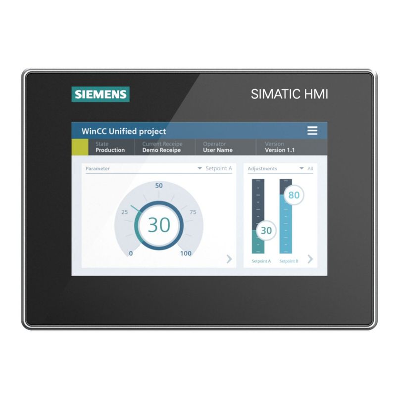 Interface IHM Simatic Unified Comfort Panel Touch 7" MTP700 ...