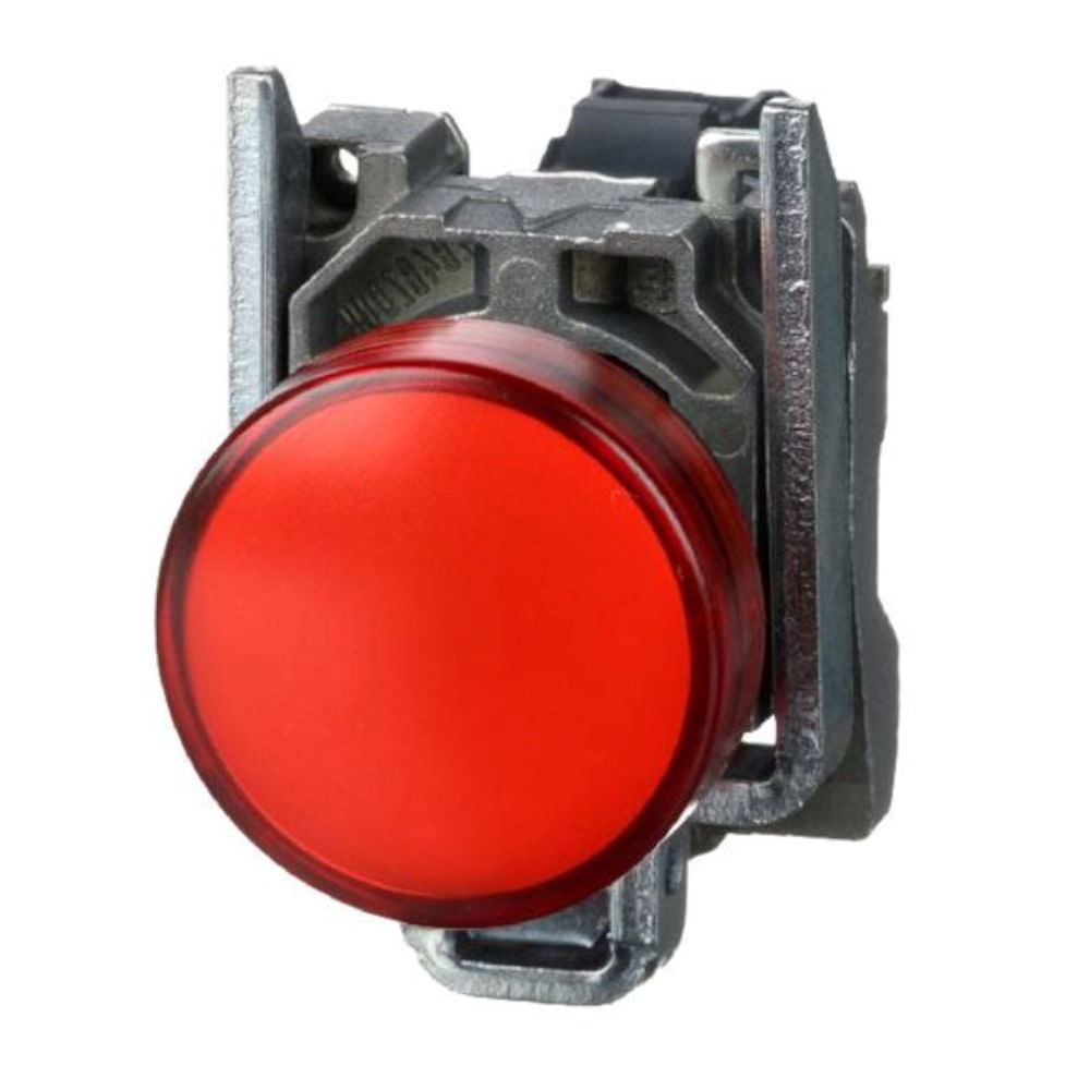 Sinalizador Modular Metálico 22Mm LED Vermelho 24VCA XB4BVB4 Schneider ...