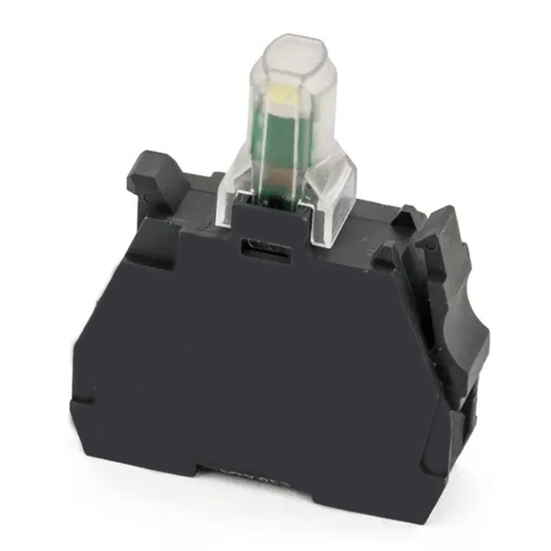 Bloco Luminoso LED Branco 230 V - Schneider - Dimensional