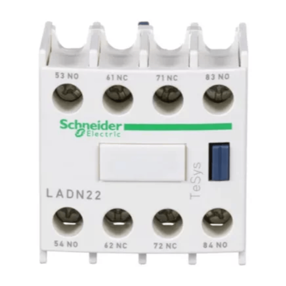 Contato Auxiliar Contator Instantaneo Frontal 3NA+1NF LADN31 Schneider ...