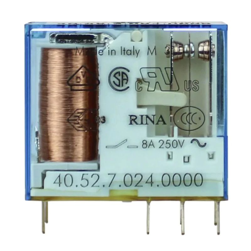 Rele Industrial Plug-In 24 Vcc 2 Reversiveis - 405270240000 - Finder ...