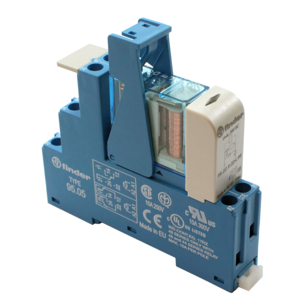 Rele Interface 24 Vcc 8 A Led Verde 2 Reversíveis - 485270240050SPA ...