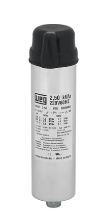 Capacitor Trifásico Res Pu 156X60mm 36,6Uf 2Kvar 220V UCWT2V25220V60HZ ...