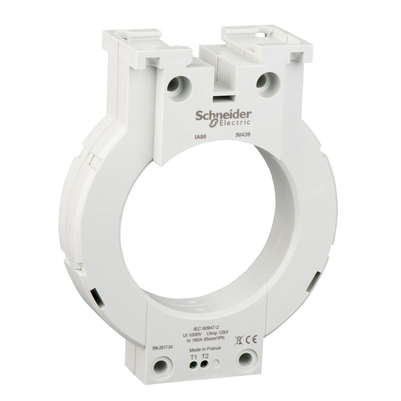 Sensor Toroidal Monit Equip 80Mm 160A 50439 Schneider - Dimensional