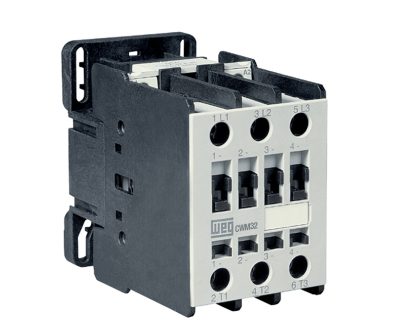 Contator 32A 60HZ Bipolar 220Vca CWM320020V26 WEG - Dimensional
